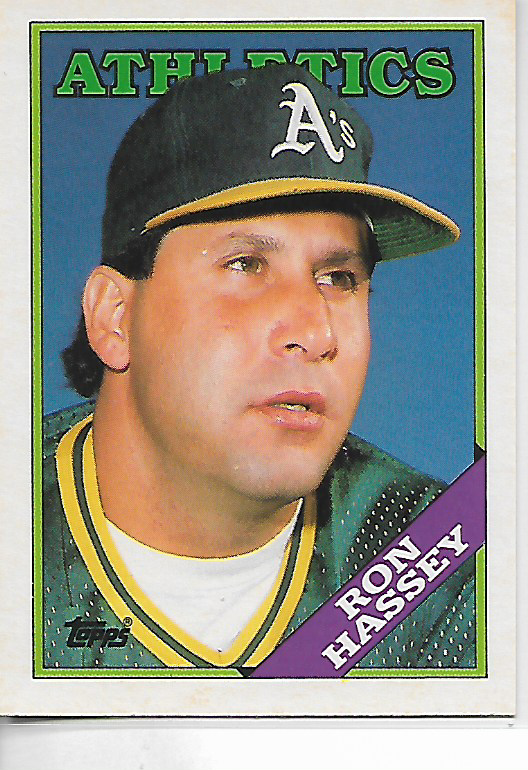 1988 Topps Traded Ron Hassey Card | eBay