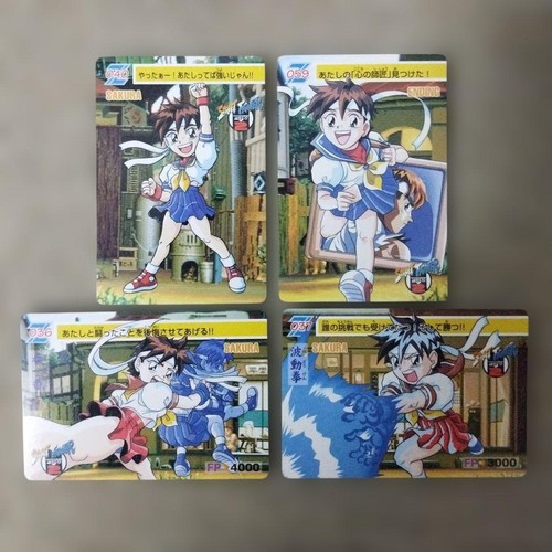 Street Fighter Card Sakura 4 Types Set | eBay