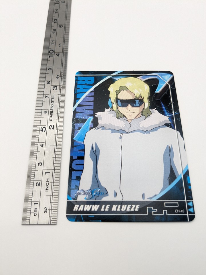 Rau Le Creuset CH-49 GUNDAM SEED Character Carddass Card BANDAI 2003 ...