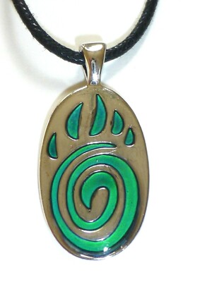 NEW Color Change Bear Foot Print Paw Claw Mood Pendant Necklace | eBay