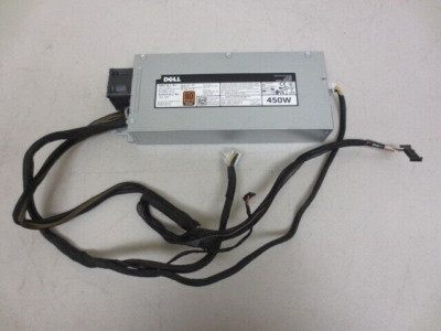 Dell 450W 80+ 80 Plus Bronze Cabled PSU D450E-S0 Server Power Supply ...