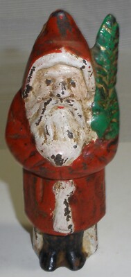 Vintage Santa Cast Iron Still bank | eBay