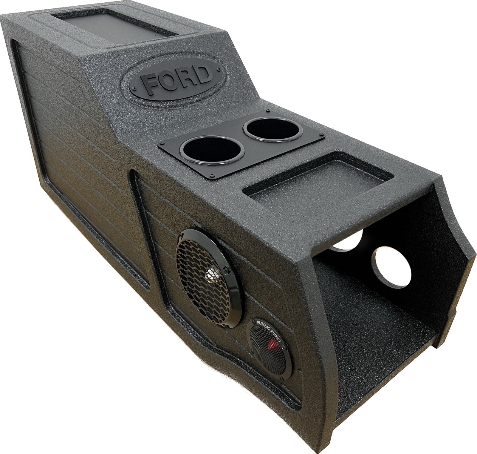 Ford F-150 97-03 Center Console Subwoofer Box 1x10” Woofer F150 Crew ...