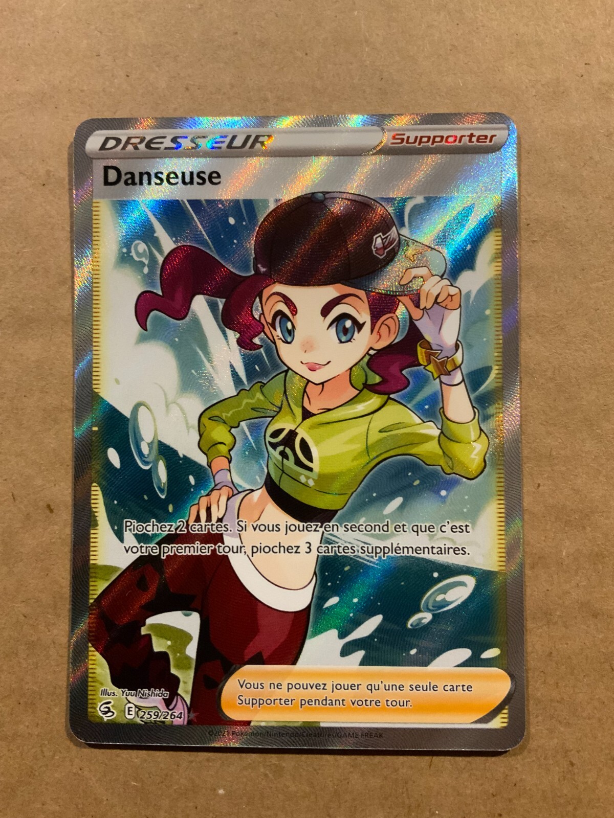 Danseuse 259/264 Trainer Full Art (2021) Dancer Fusion Strike Pokémon ...