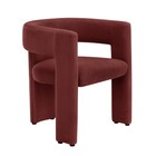 Dusk Quinn Rust Matte Velvet Chair RRP £169 | eBay UK