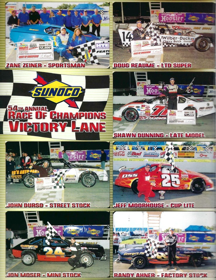 2005 Oswego Speedway (NY) Sunoco Race of Champions - Race Program ...