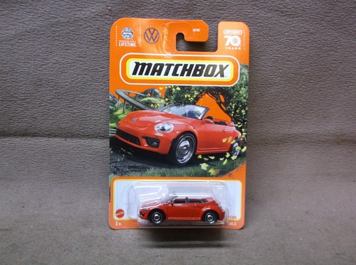 MATCHBOX RED 2023 #98 2019 VOLKSWAGEN BEETLE CONVERTIBLE 19 VW BUG DROP ...
