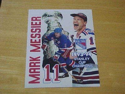Mark Messier Stanley Cup Winner Rangers 8x10 Color Photo FREE SHIPPING ...