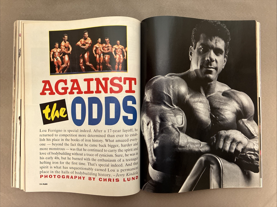 Flex Bodybuilding Muscle Magazine / Lou Ferrigno + Shawn Ray / 03-94 | eBay