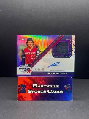 2024 Bowman's Best Roman Anthony Rookie Futures Game Purple Relic Auto ...