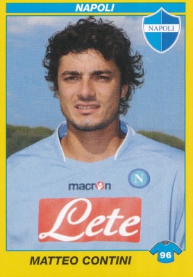 320 MATTEO CONTINI ITALIA SSC.NAPOLI STICKER CALCIATORI 2010 PANINI | eBay