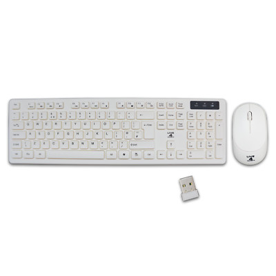 2.4GHz Wireless Keyboard And Mouse Set UK USB Dongle For PC Laptop Full ...