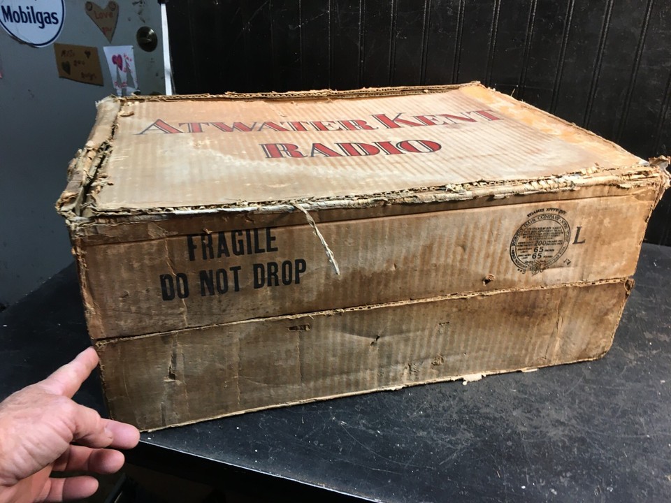 Original Atwater Kent Radio Shipping Box for Type L Chassis Model 70-76 ...