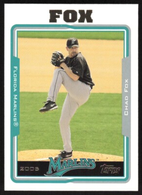 2005 Topps Chad Fox #55 Florida Marlins | eBay