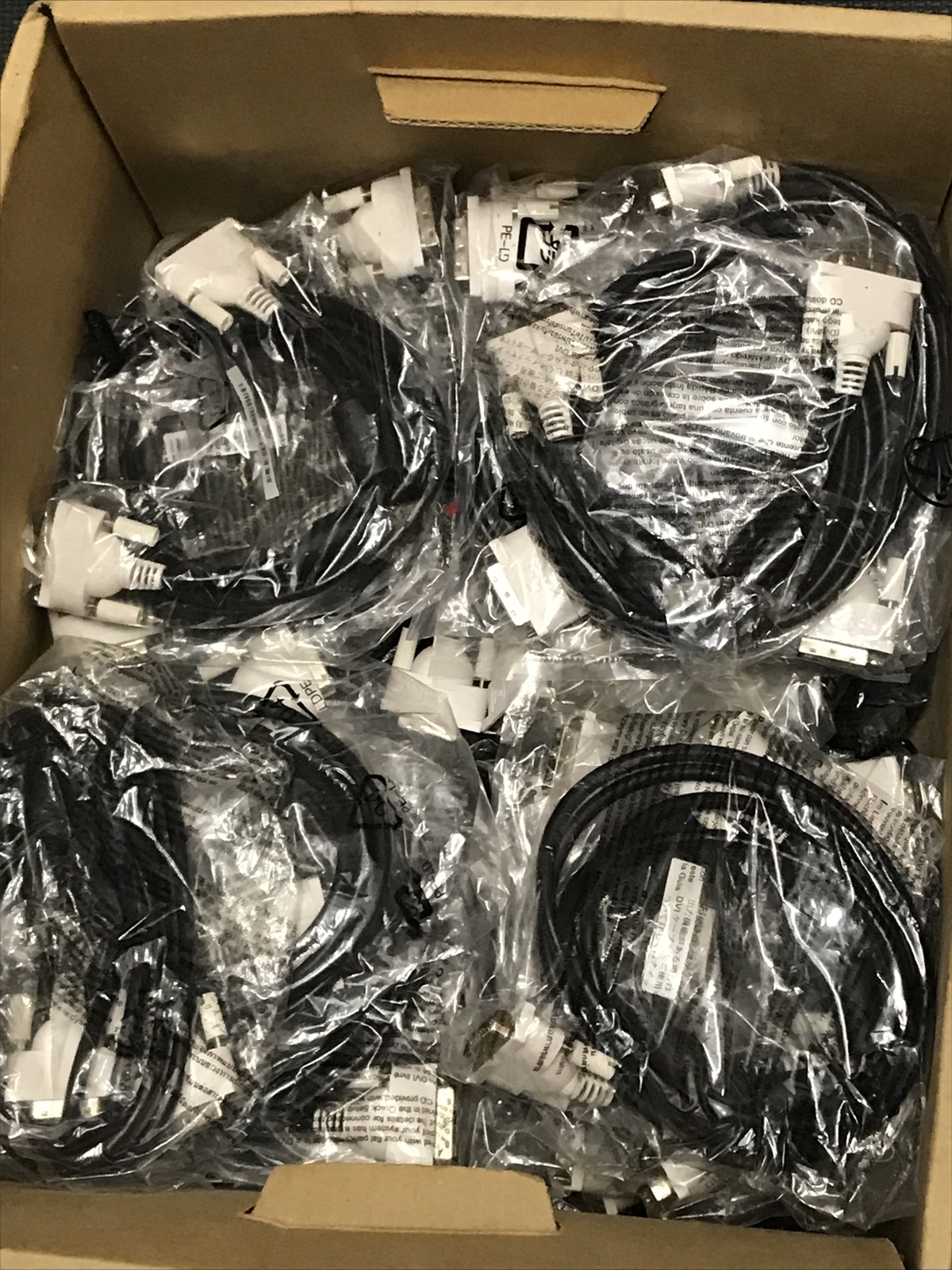Lot Of 30 NEW Hotron DVI-D Single Link Display PC Monitor Cable 6' Male ...