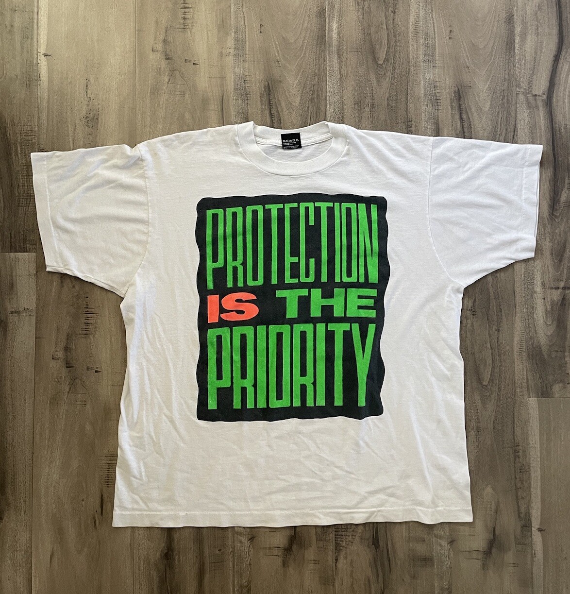 Vintage 1992 TLC Debut Album Rap Shirt “protection Is… - Gem