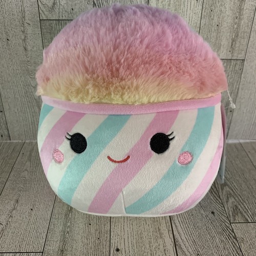NEW Squishmallow 8" Bevin Rainbow Cotton Pastel Candy plush | eBay