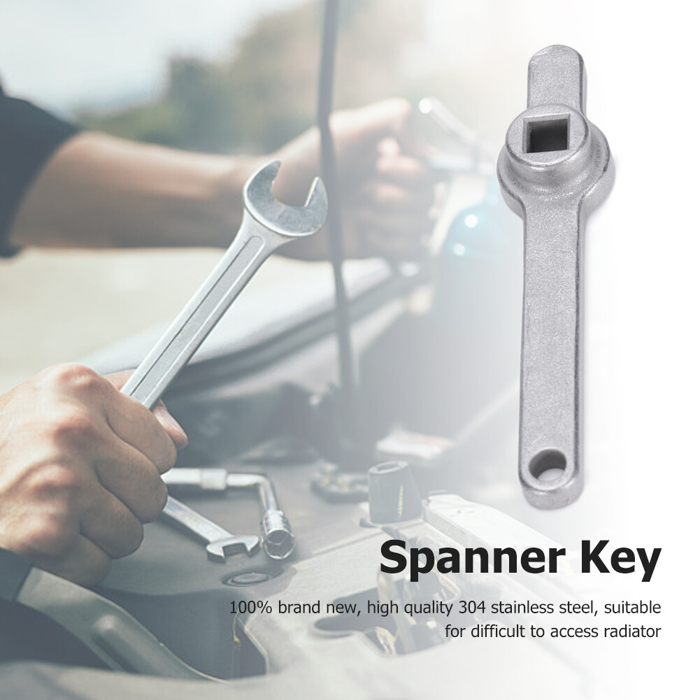 304 Stainless Steel Plumbing Bleed Wrench 5mm Hole Core Heating Cross ...