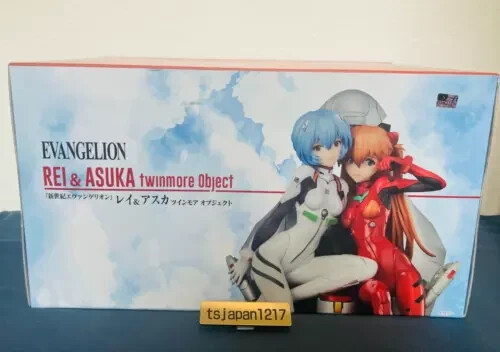 UNION CREATIVE Neon Genesis Evangelion twinmore Object Figure Rei & Asuka PVC | eBay