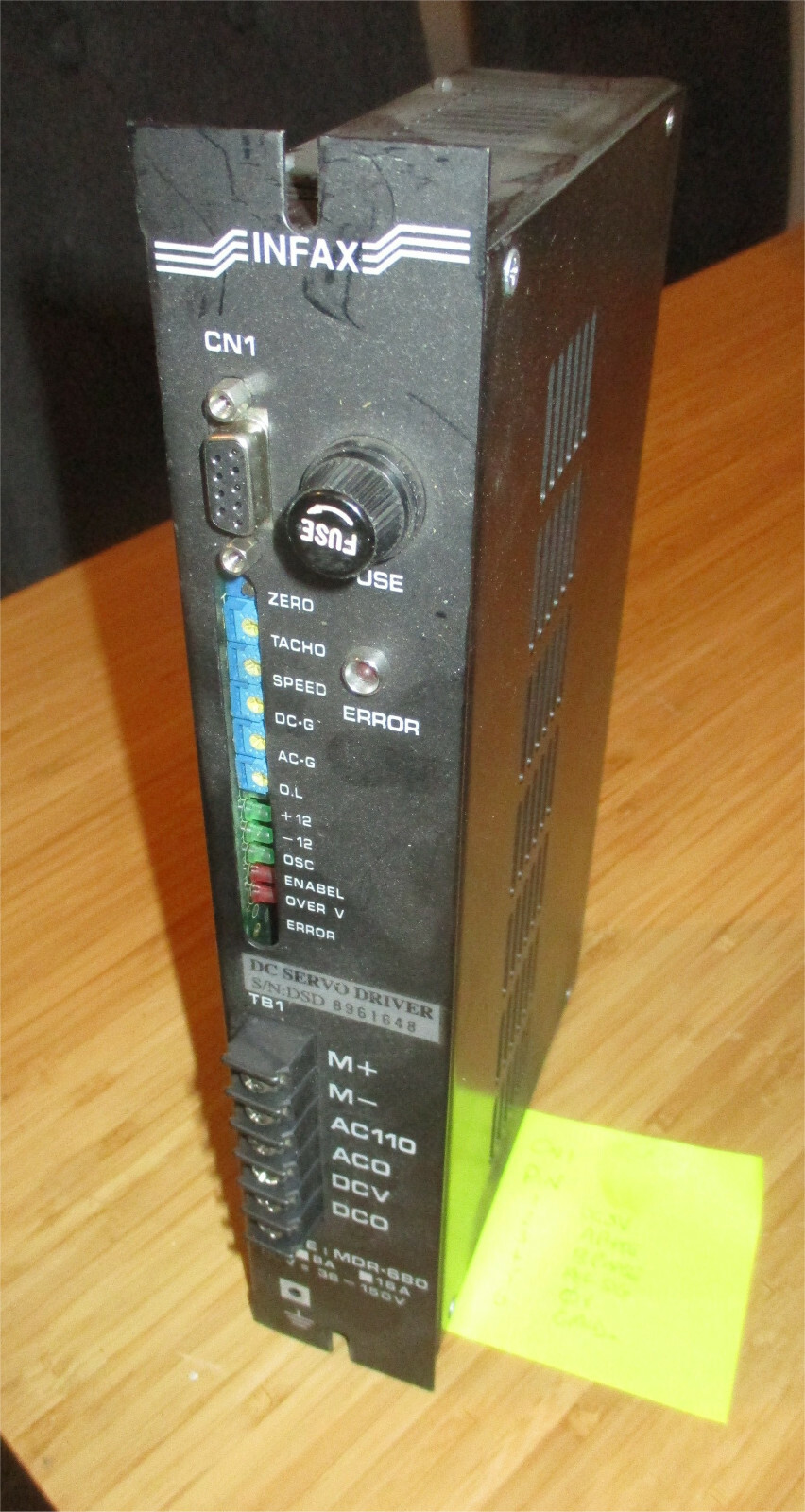 INFAX MDR-680 - DC Servo Drive Unit for CNC 8A - DC 36-150V | eBay UK