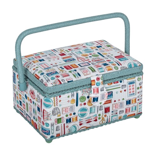 Hobby Gift - Sewing Machines, Rectangle Sewing Box - Large ...