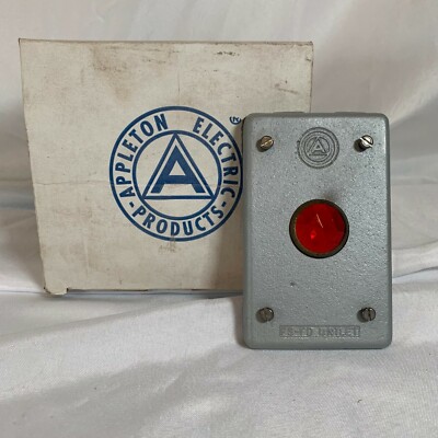 Appleton Electric FSK-1J-C Weatherproof Cover Red Jewel Cast Cover ...