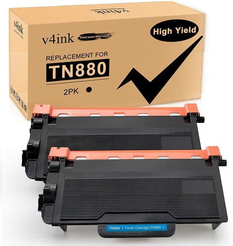 2PK V4INK TN880 High Yield Toner Cartridge For Brother HL-L6200DW MFC ...