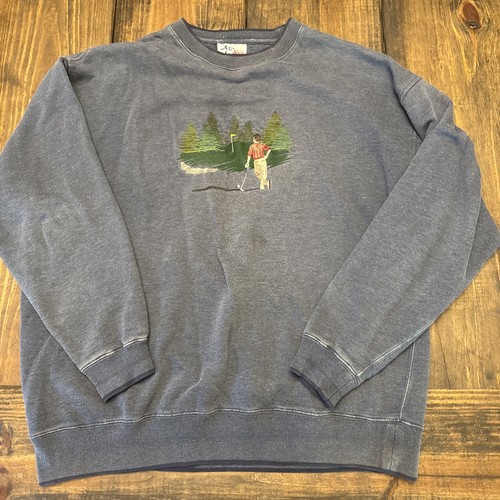 MCC Sport Embroidered Golf Grandpa Sweater, Men’s XL, Crew Neck ...