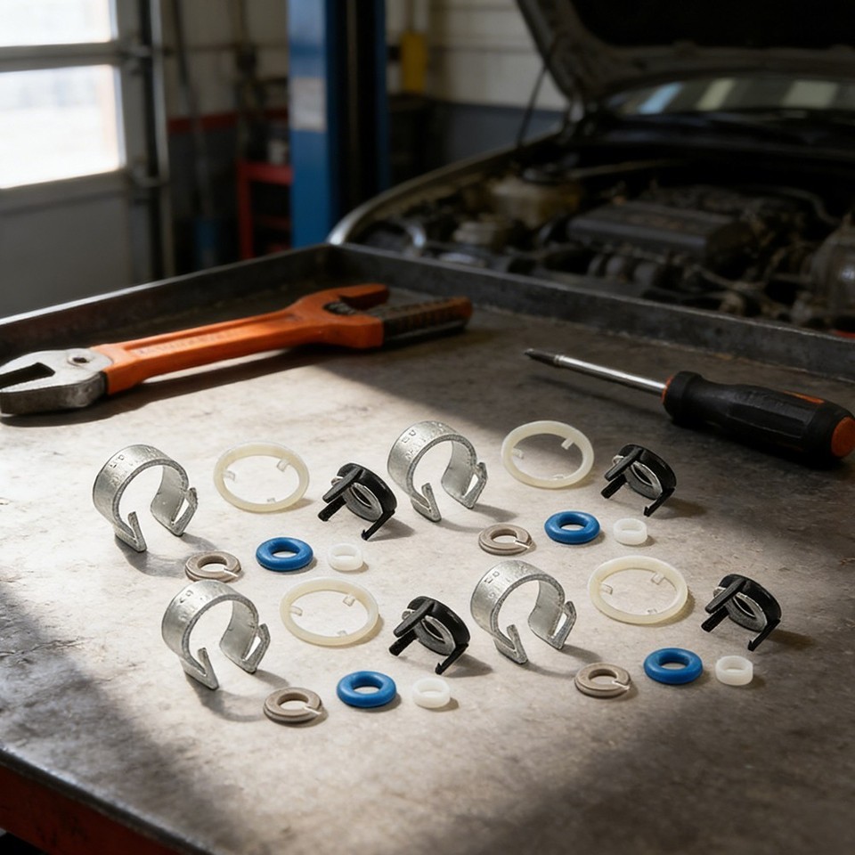 Injector Seal Kit Engine Repair Plastic Material Does Not Damage ...