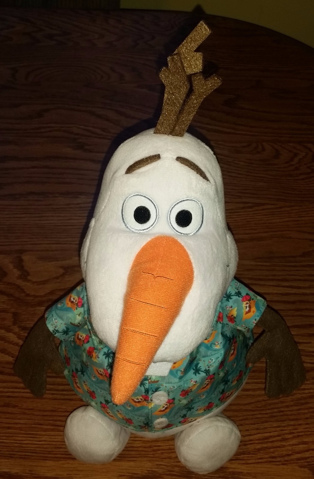 Disney Frozen Olaf Hawaiian Luau Snowman Stuffed Animal Plush Summer ...