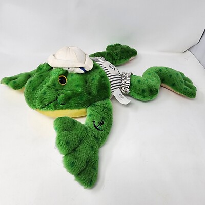 Vintage Boots Captain Croak Frog With Shorts & Hat Plush Toy With ...
