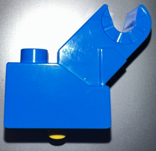 Lego Brick Blue Duplo Toolo 6285 with Angled Bracket w/ Clip and ...