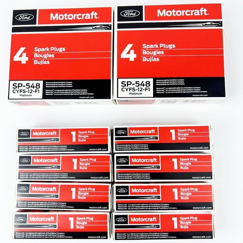 NEW 8PCS SP-548 CYFS12F1 Platinum Spark Plugs Fits For F150 Mustang 5 ...