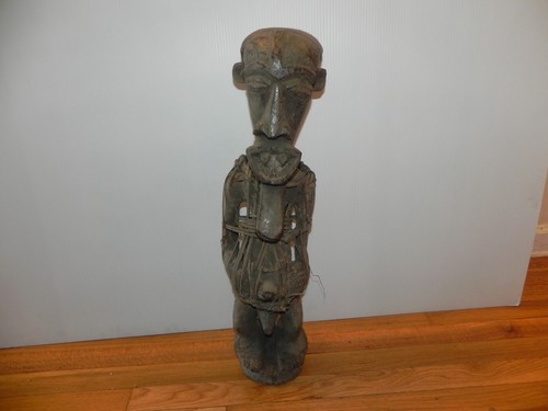 Arts of Africa - Bakongo Male Figure - DRC - Congo - 25" Height x 6 ...