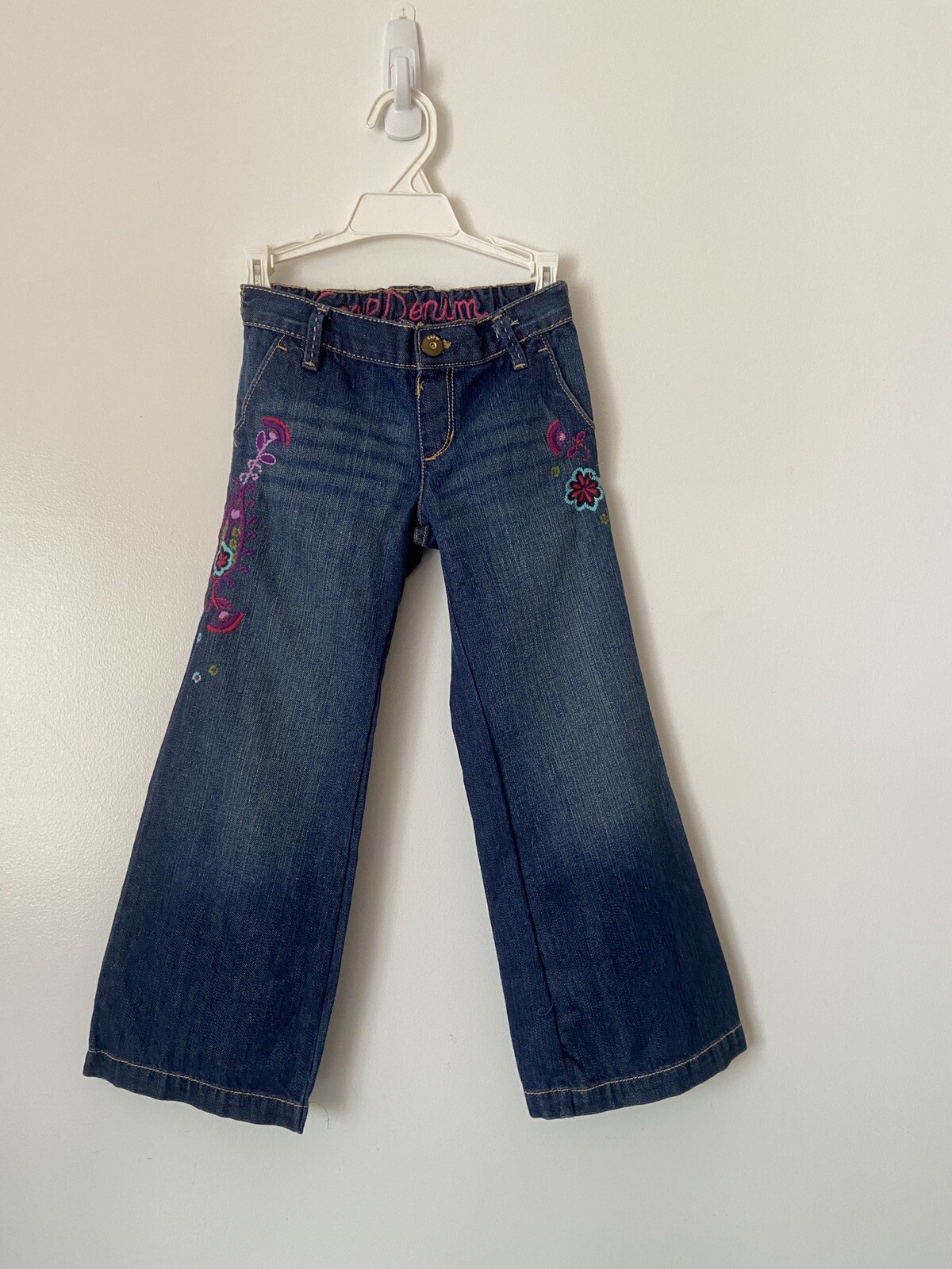 Gap Girls Embroidered Jeans Pants 5 | eBay