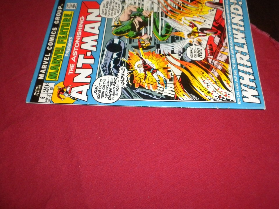BX7 Marvel Feature #6 marvel 1972 comic 7.5 bronze age ANT-MAN! VISIT ...