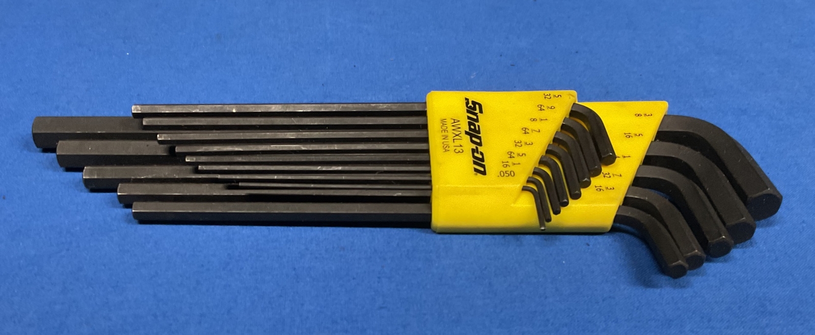 Snap-on 13 PC Extra Long SAE Hex Key Set AWXL13 for sale online | eBay