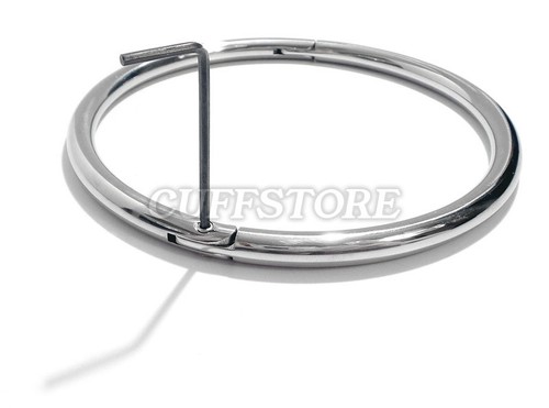 22" XL Locking Eternity Day Collar Stainless Steel Slave Collar MANY ...