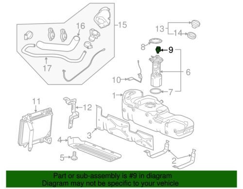 Genuine GM 2004-2008 Chevrolet GMC Fuel Pump and Level Sensor Module ...