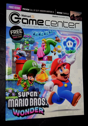 "GAME CENTER MAGAZINE - Super Mario Bros. WONDER," 50 Pages, Issue 97 ...