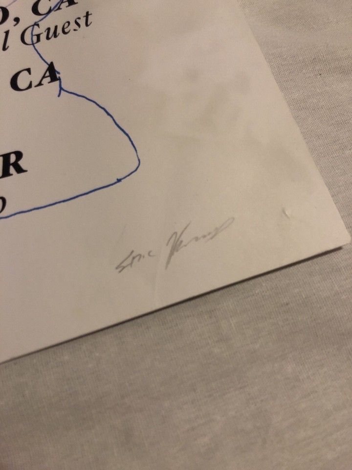 Rare 2015 NOTHING Band Screen print Tour Poster 25/25 Tony Molina Sleep ...