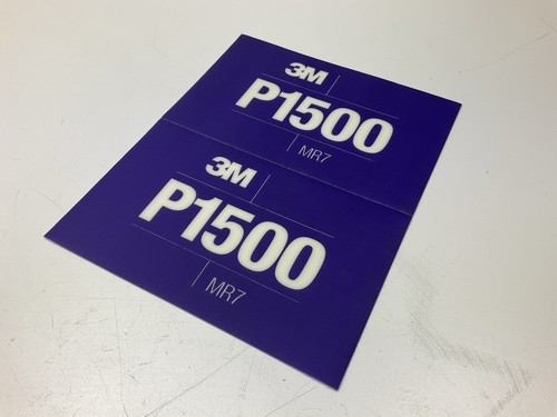 3M 34343 Hookit Flexible Abrasive Sandpaper Sheet, P1500, 5-1/2"x6-3/4 ...