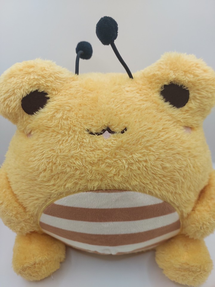Cuddle Barn PlushGoals WaWa Froggie Yellow Bumble Bee Soft Plush Toy 23 ...