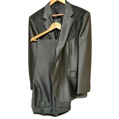 Vtg Circle S Dallas Texas Western Style Blazer Suit Jacket Mens 48L ...