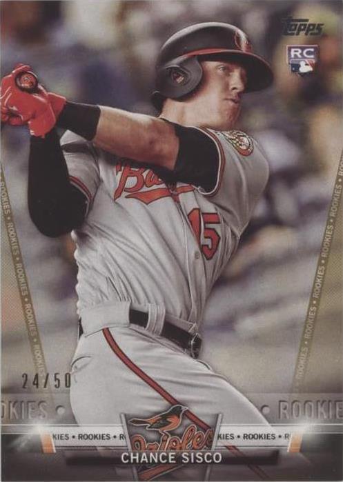 2018 Topps - Topps Salute Series 1 Rookies Chance Sisco #TS-99 Gold /50 ...