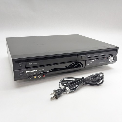Panasonic DMR-EZ48V DVD Recorder VHS VCR Digital Tuner Combo Player NO ...
