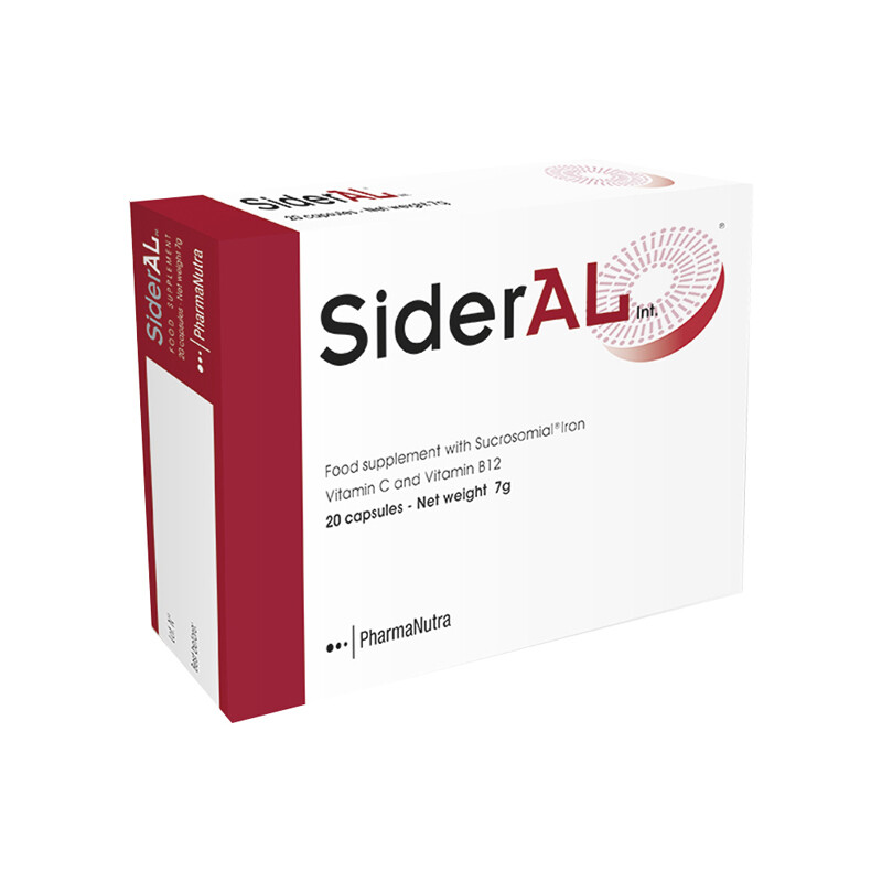 SiderAl 20 capsules to improve iron level It contains iron and vitamin ...