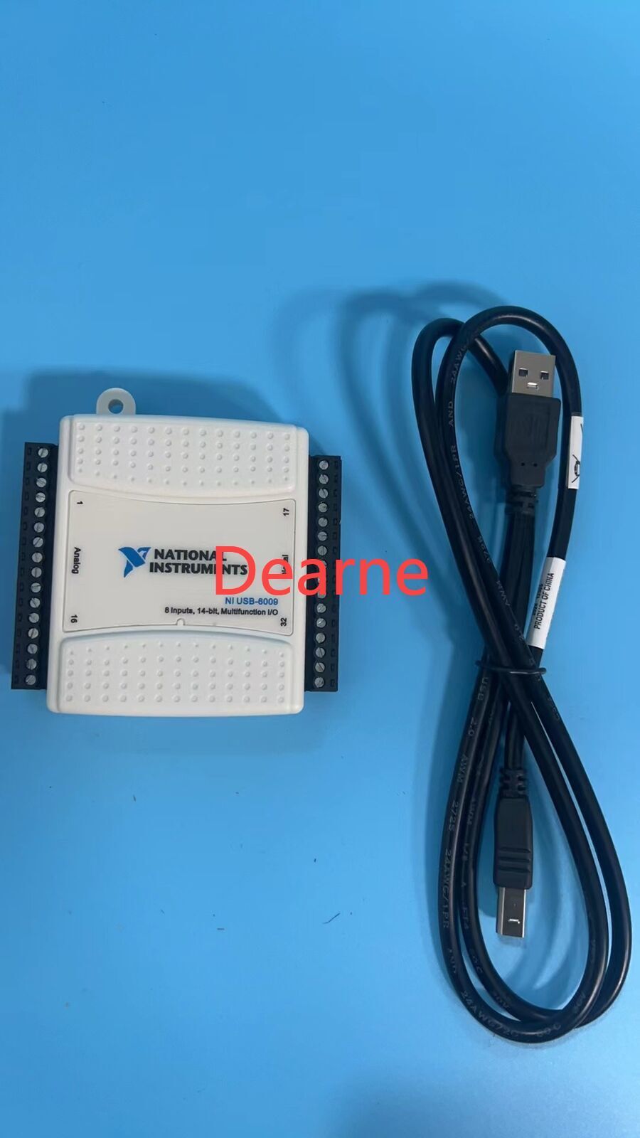 1 new National Instruments USB-6009 Data Acquisition Card, NI DAQ ...