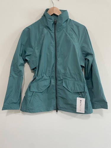 Athleta S SMALL Westerly Jacket Deep Ocean Teal, Raincoat Rain Coat NEW ...