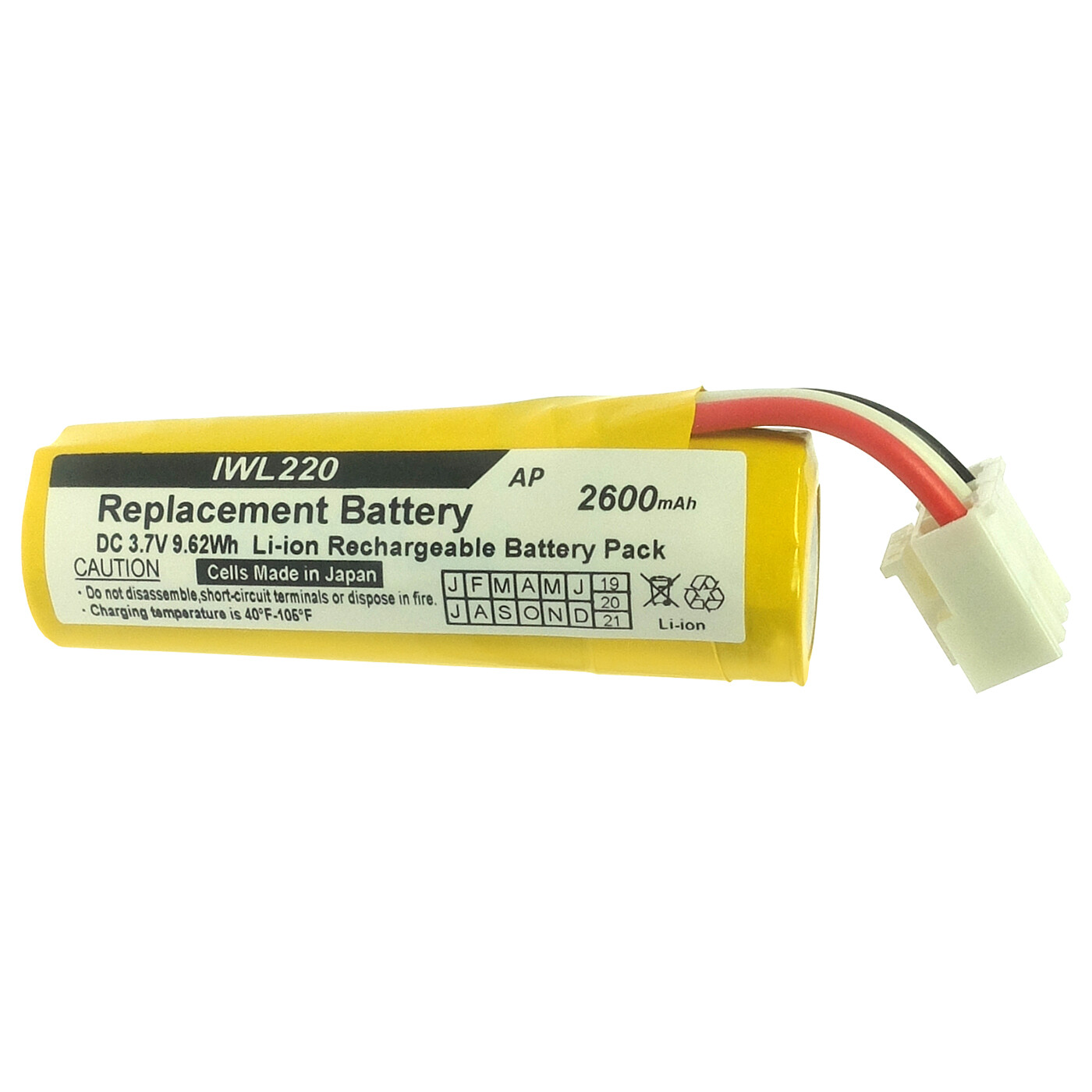 Replacement battery for Ingenico iWL220, iWL250, & iWL255 Payment ...